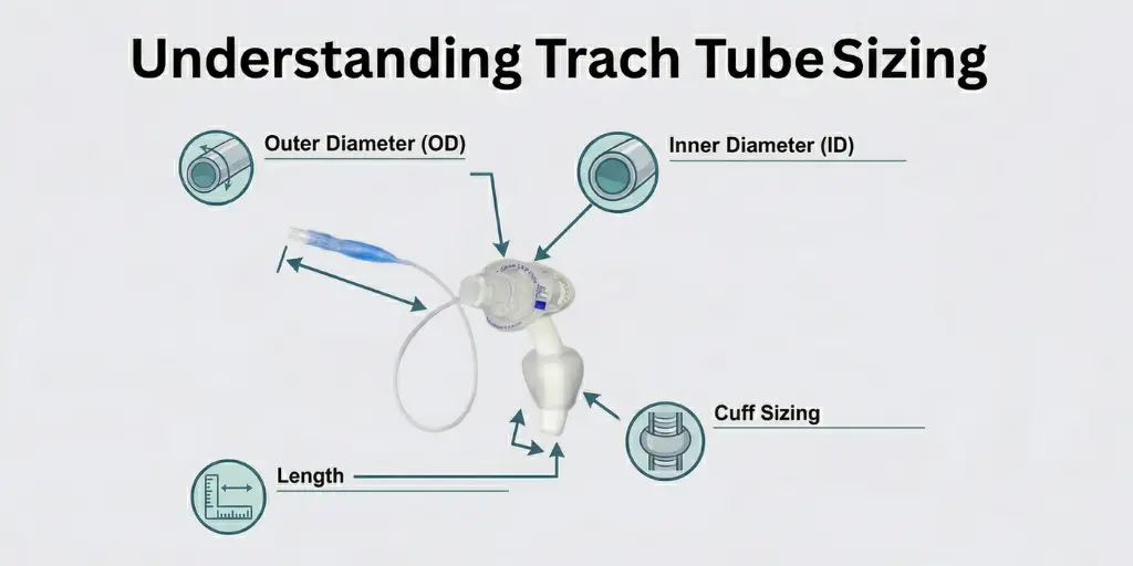 Understanding Trach Tube Sizing: ID, OD, and Length Explained